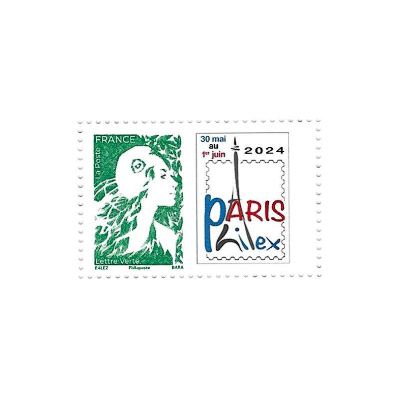 Timbre Marianne Paris-Philex 2024 en feuillet de France N°F131 neuf ...