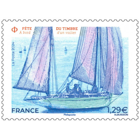 Timbre Navigation de plaisance en feuillet de France N°F129 neuf**. - Philantologie