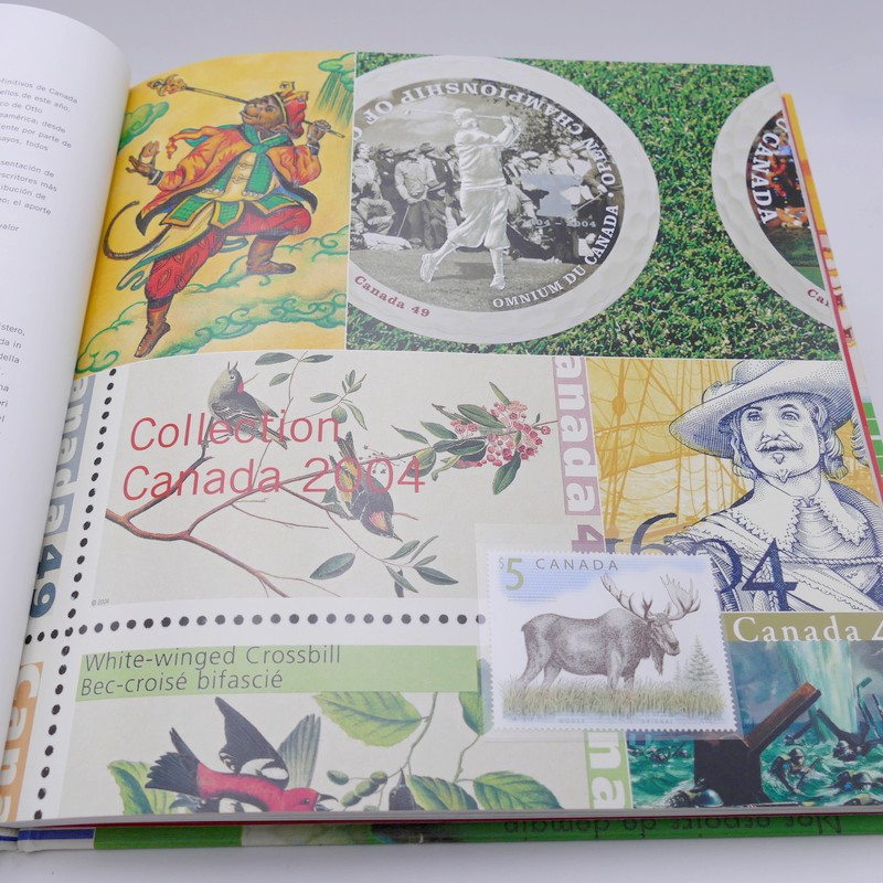 Collection des timbres du Canada 2004 en livret annuel. - Philantologie