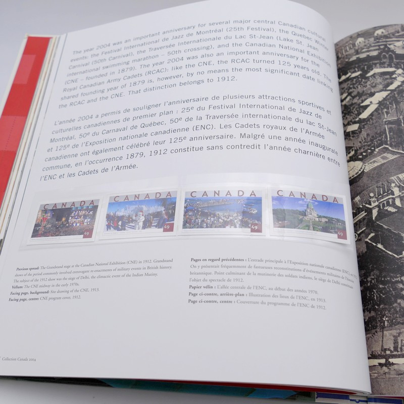 Collection des timbres du Canada 2004 en livret annuel. - Philantologie