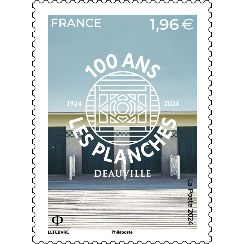Timbre Deauville - 100 ans des Planches en feuillet de France N°F154 neuf**. - Philantologie