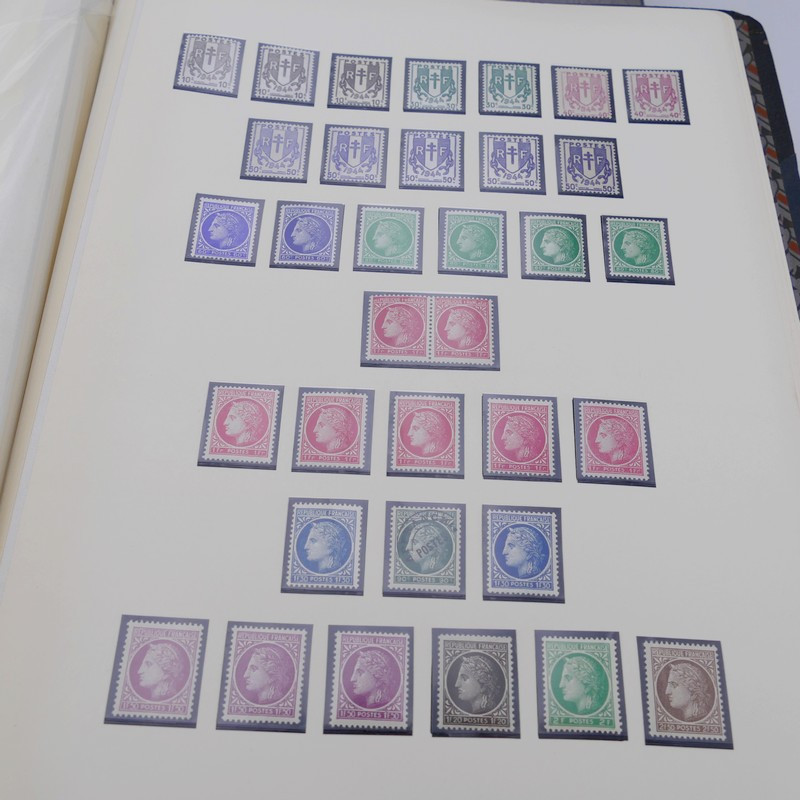 Collection timbres de France neufs 1940-1945 complet en album ...