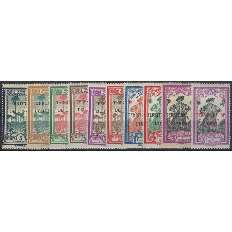 Inini timbres taxe N°1-9a série neuf*. - Philantologie