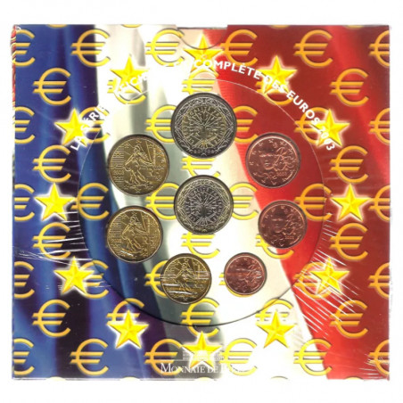 Coffret série monnaies euro France 2003 BU - Monnaie de Paris ...