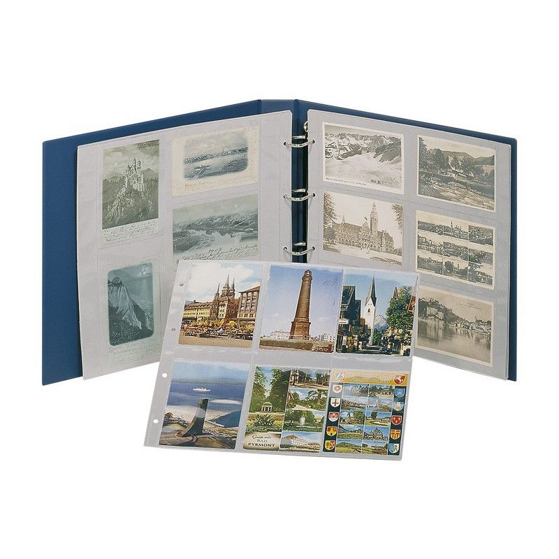 Feuilles XL 12 cartes postales pour albums grands formats Lindner ...