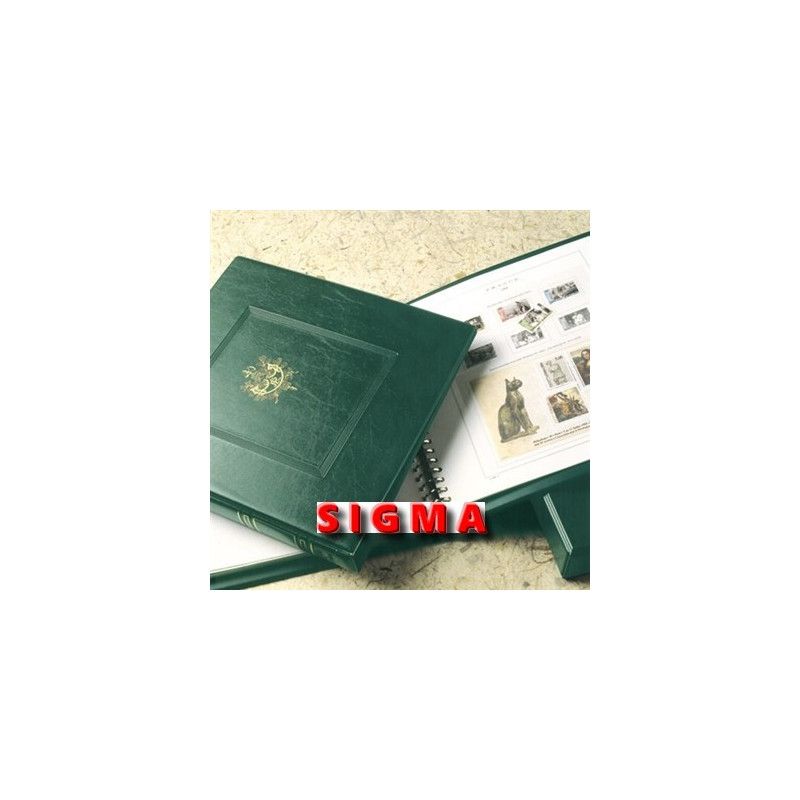 Album Sigma France à 22 anneaux avec étui de protection. - Philantologie
