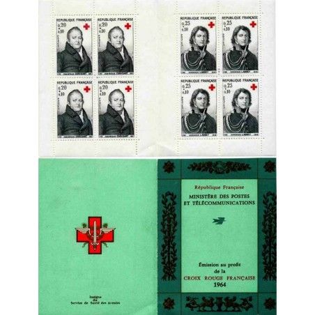 Carnet de timbres Croix-Rouge 1964 neuf**. - Philantologie