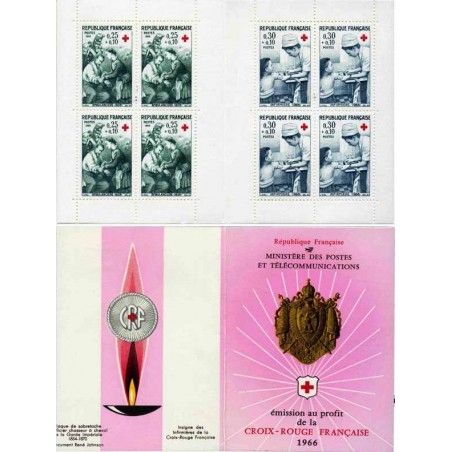 Carnet de timbres Croix-Rouge 1966 neuf**. - Philantologie