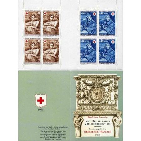 Carnet de timbres Croix-Rouge 1969 neuf**. - Philantologie